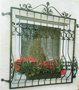 Buy Ornamental Wrought Iron Window Grill Design Decorative Security ...