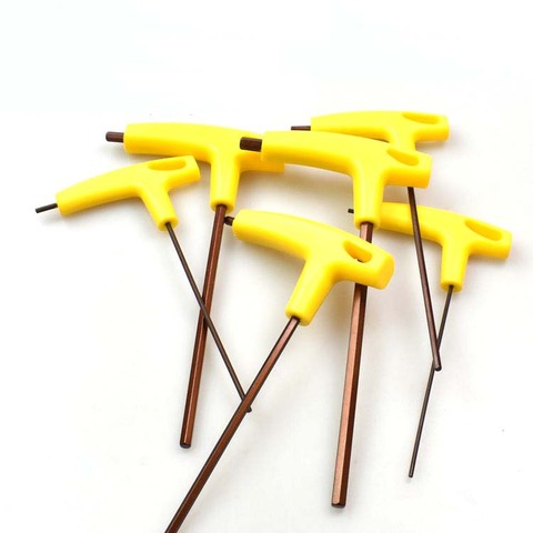 Buy Plastic Handle Allen Key Hex End Ball End Screwdriver Wrench T ...