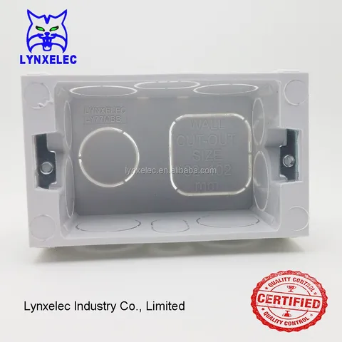 Buy Recessed Switch Box Flush Mounting Wall Box As/nzs from Ningbo ...