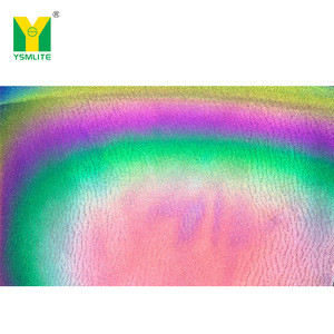 Buy Reflective Synthetic Pvc Leather Color Reflective Pu Fiber Safety ...