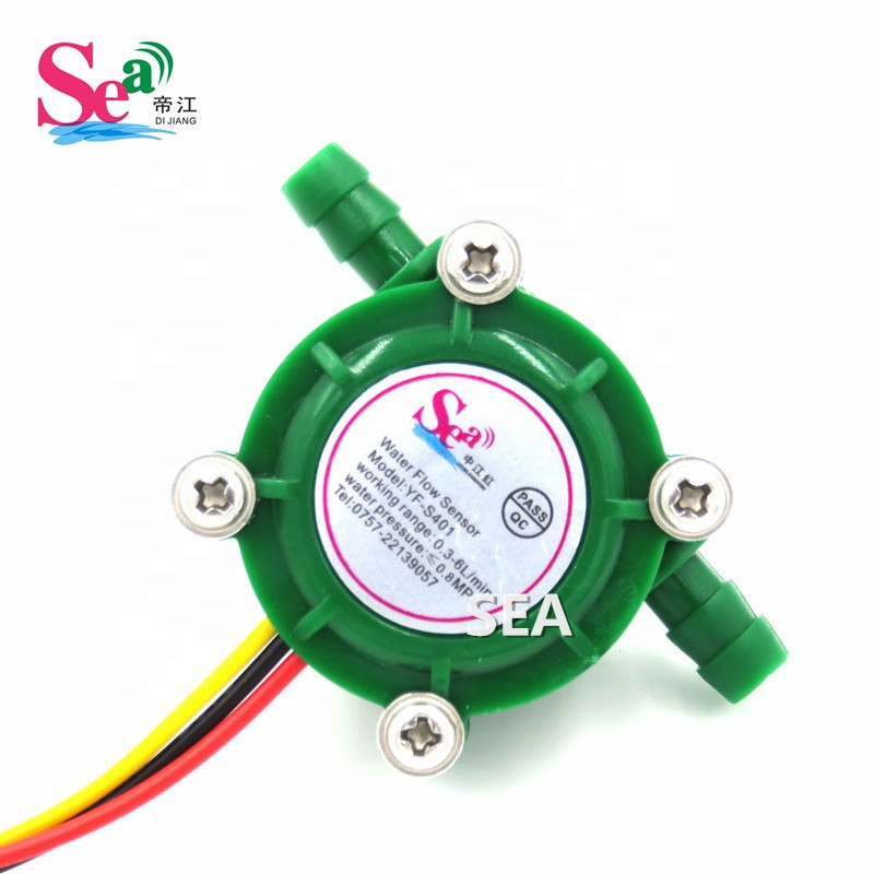Buy Sea Yf-s401 Gear Pipe G1/4 Water Dispenser Flow Sensor Coffee ...