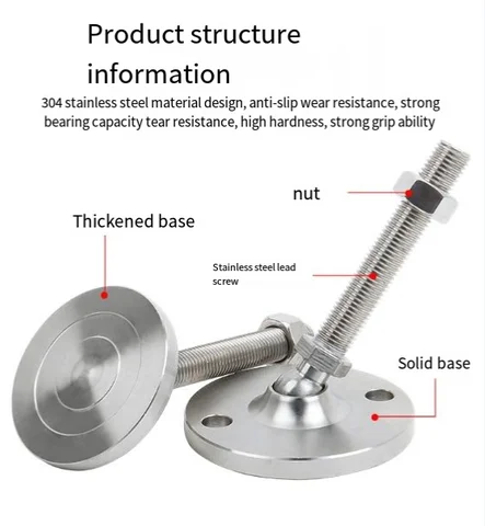 Buy Shock-proof Adjustment Support Fixed Footing Machine Tool ...