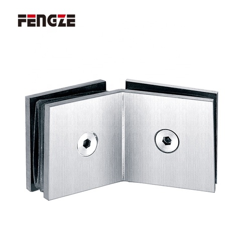 Buy Shower Floor Glass Walls Holder Bath Fixed Clamp Clips Glass Shower ...