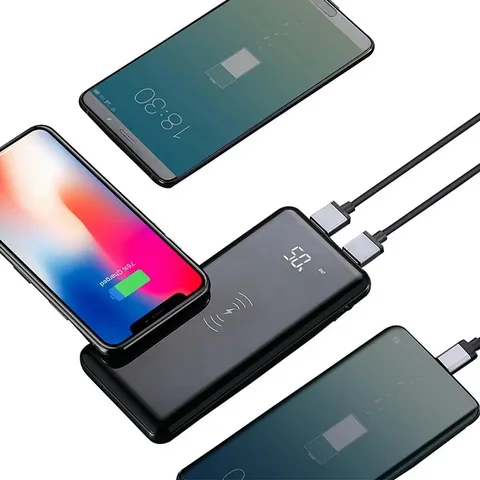 Buy Slim Wireless Charging Powerbank 10000 Mah Powerbanks Portable ...