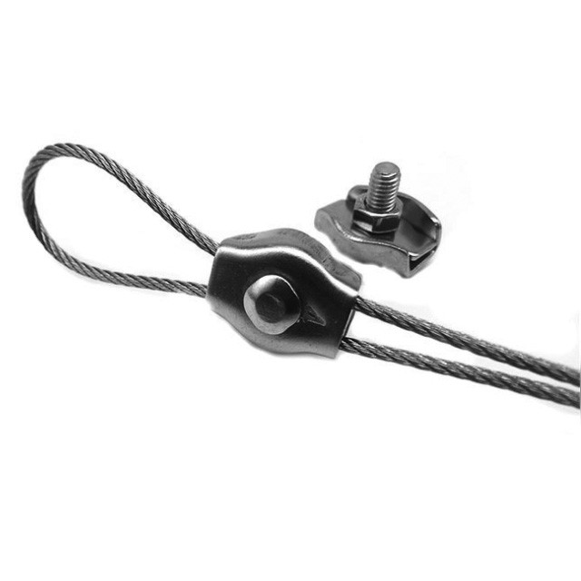 Buy Stainless Steel 304 M6 Wire Rope Clips Fastener Single Type Other ...