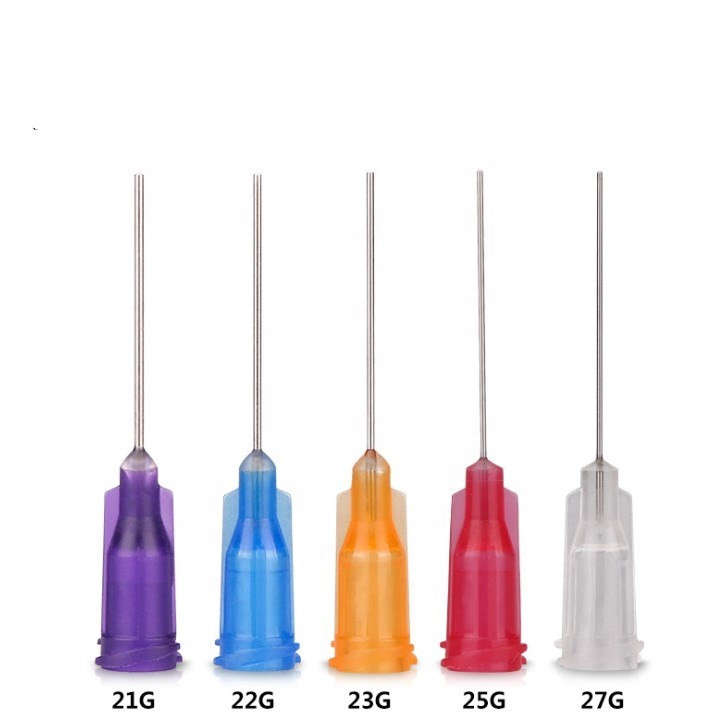 Buy Te-14g 1" Olive Plastic Steel Tips Dispensing Industrial Syringe ...