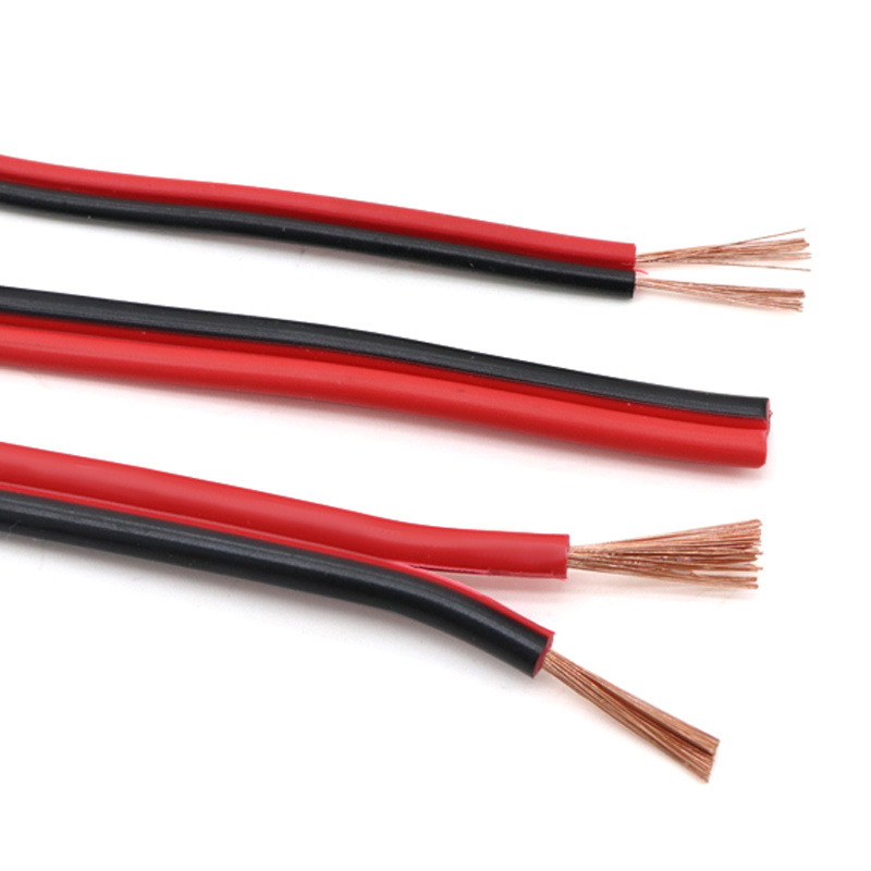 Buy Ul2468 Red Black 2 Core Parallel Flat Electric Wire Pvc Insulation ...