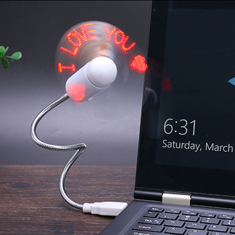 Buy Usb Charge Programmable Portable Mini Fan With Led Displaying ...