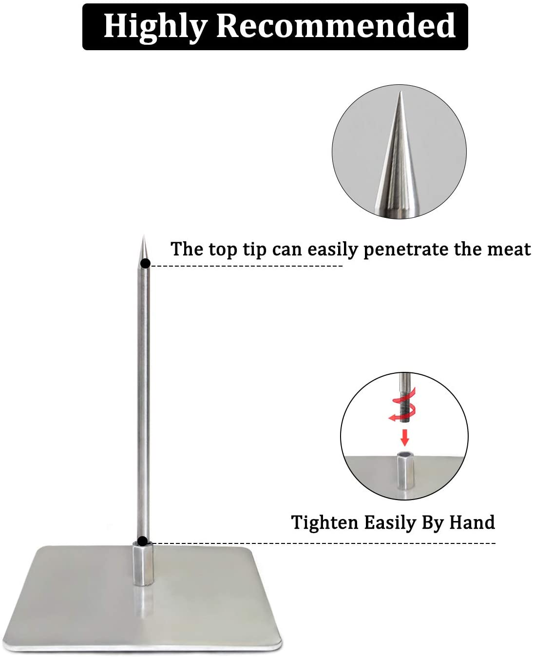 Buy Vertical Skewer Grill Stainless Brazilian Barbecue Grilling Rack ...