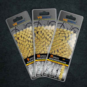 Buy Vg Sports Ultralight 8 9 10 11 Speed Bicycle Chain Bike Chain 116l ...