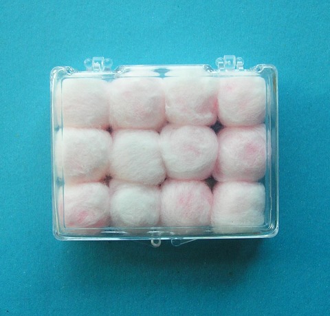 Buy Waxed Cotton Wireless Earplugs Waterproof Swimming Ear Plugs from ...