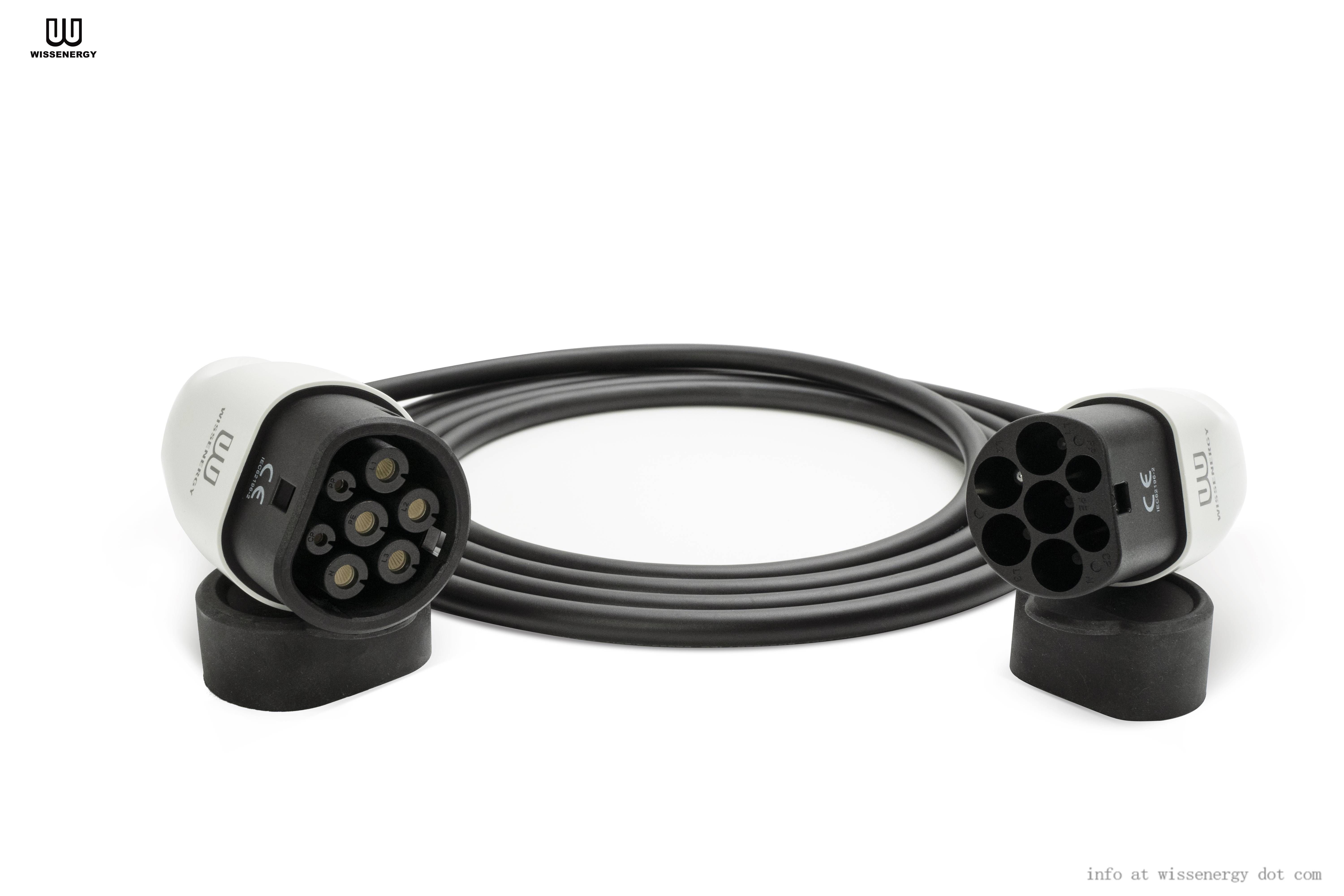 Buy Ms001 Ev Cable/charging Cable/single-phase 16a/3.6kw/type 2 To Type ...