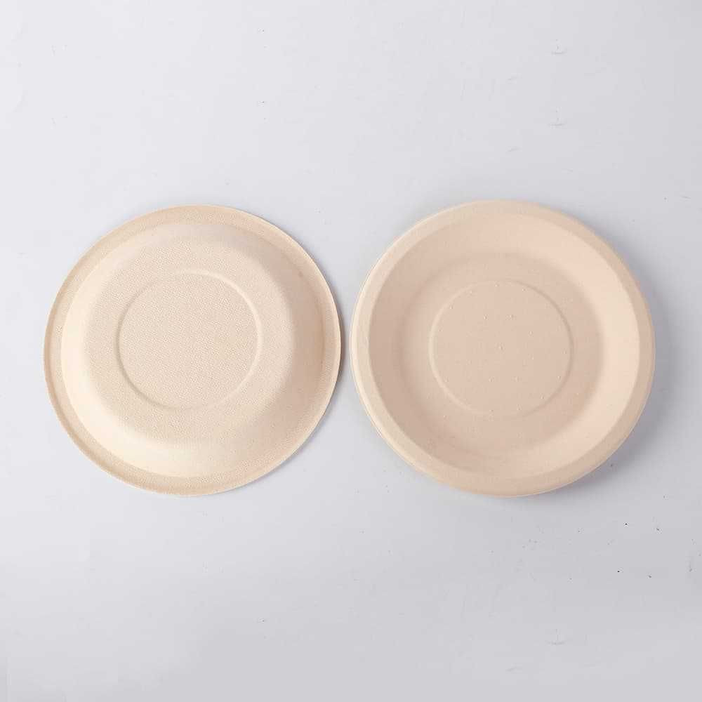 Buy Disposable 10 Inch 3-compartment Round Plates from Panabam Green ...