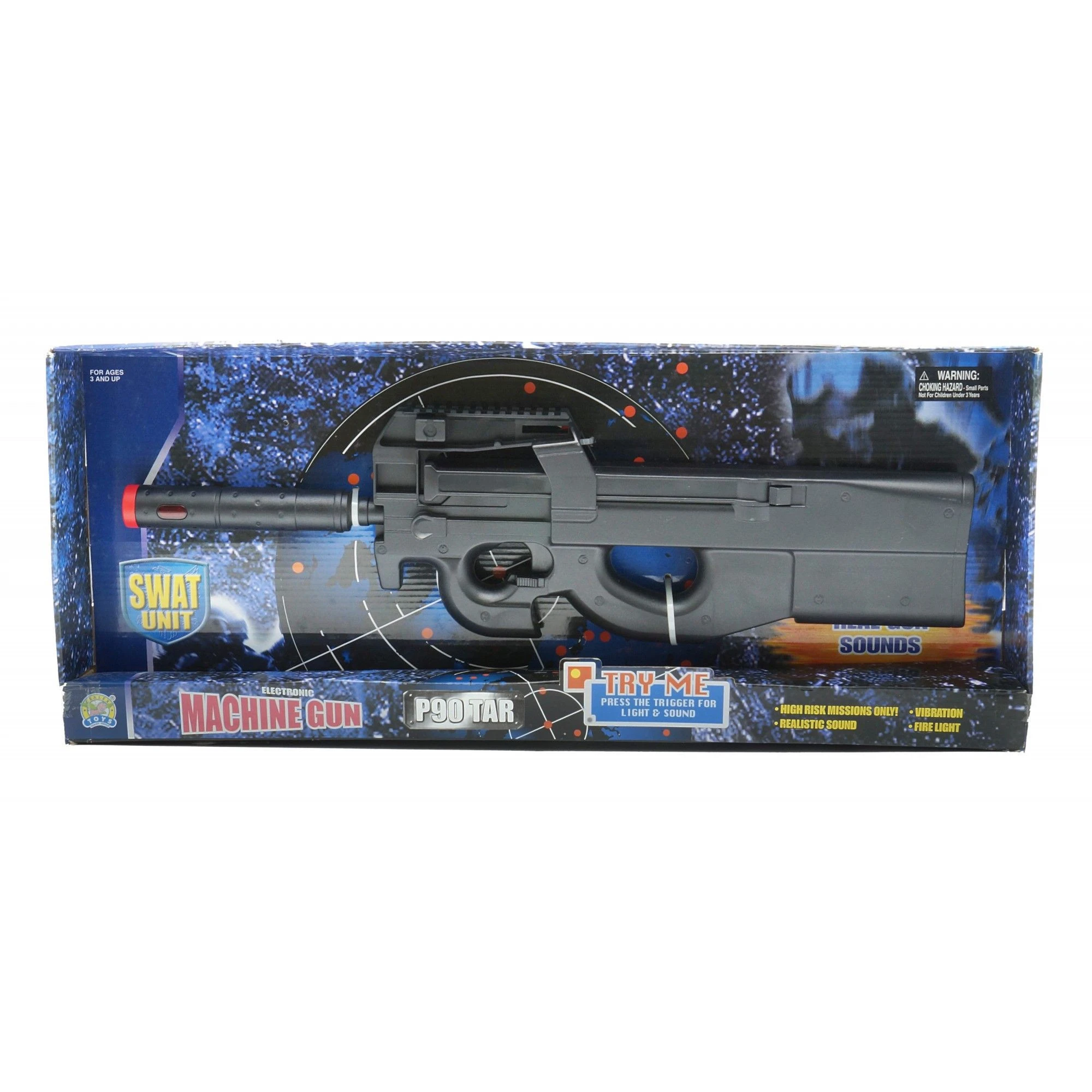 Buy Swat Unit P90 Gun With Light , Sound & Vibration from Gealex Toys ...