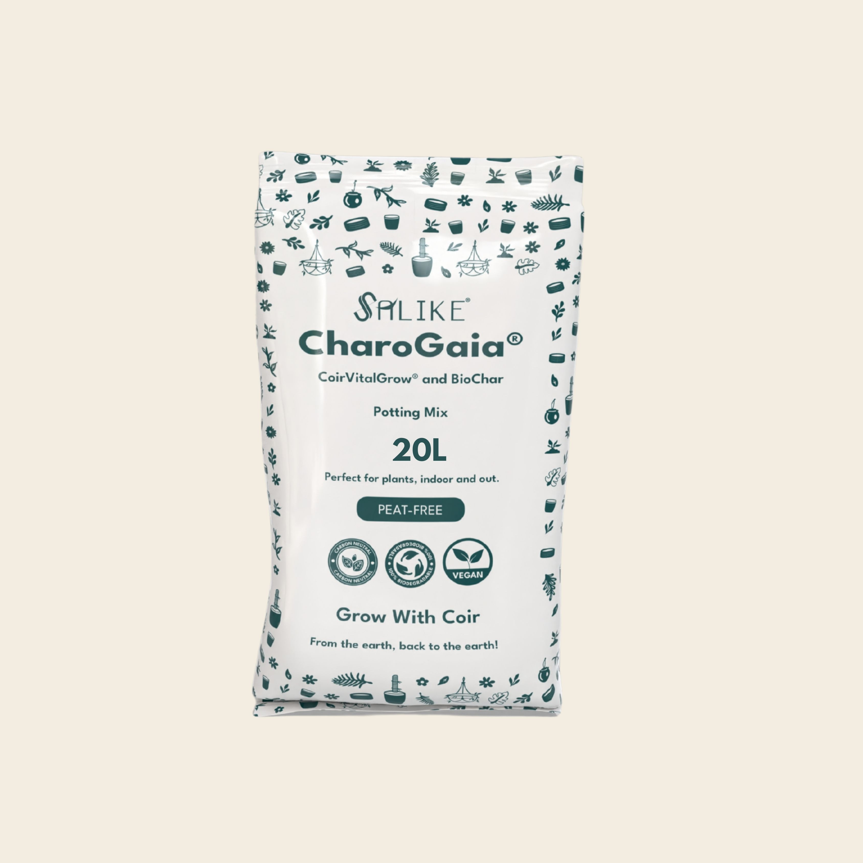 Buy Charogaia® – Luxury All-purpose Compost (20l Bag) from Coir ...