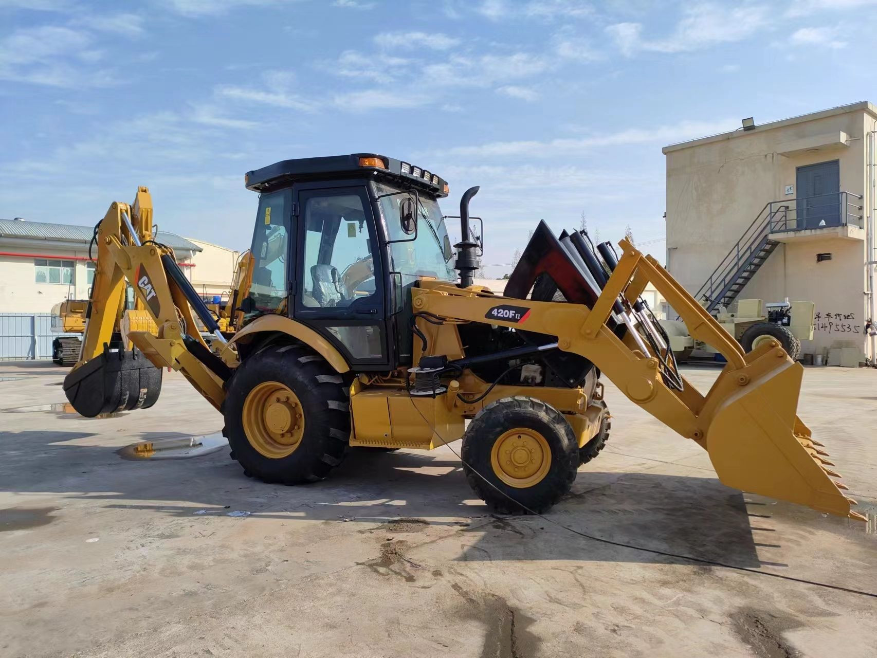 Buy Backhoe Loader 4 Wheel Drive New Backhoe Loader Tractors from ...