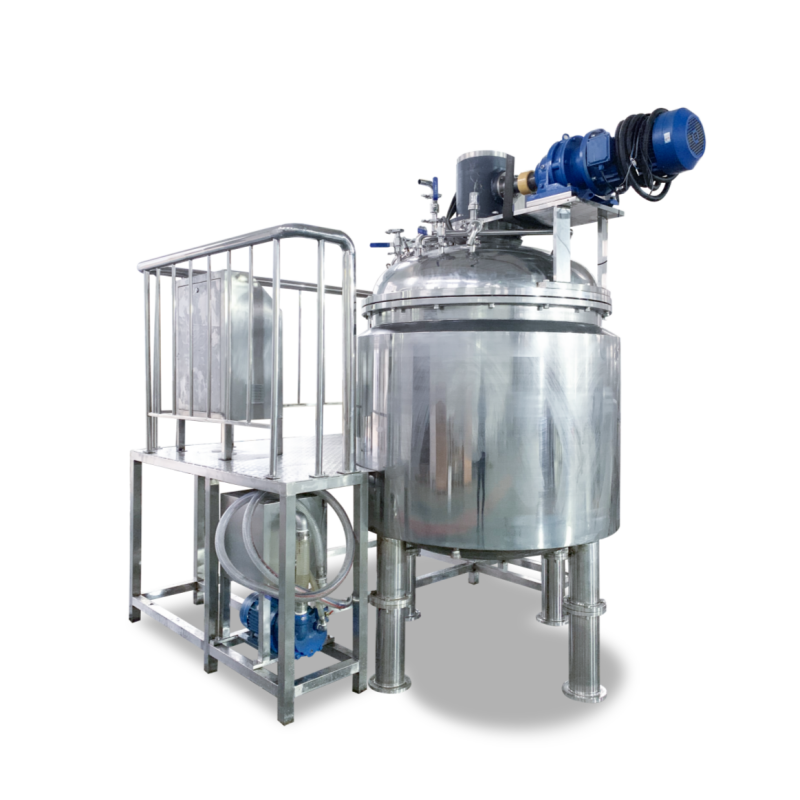 Buy Stainless Steel 316 Mixing Tank 1.2 Ton Heating Vacuum Mixing Tank ...