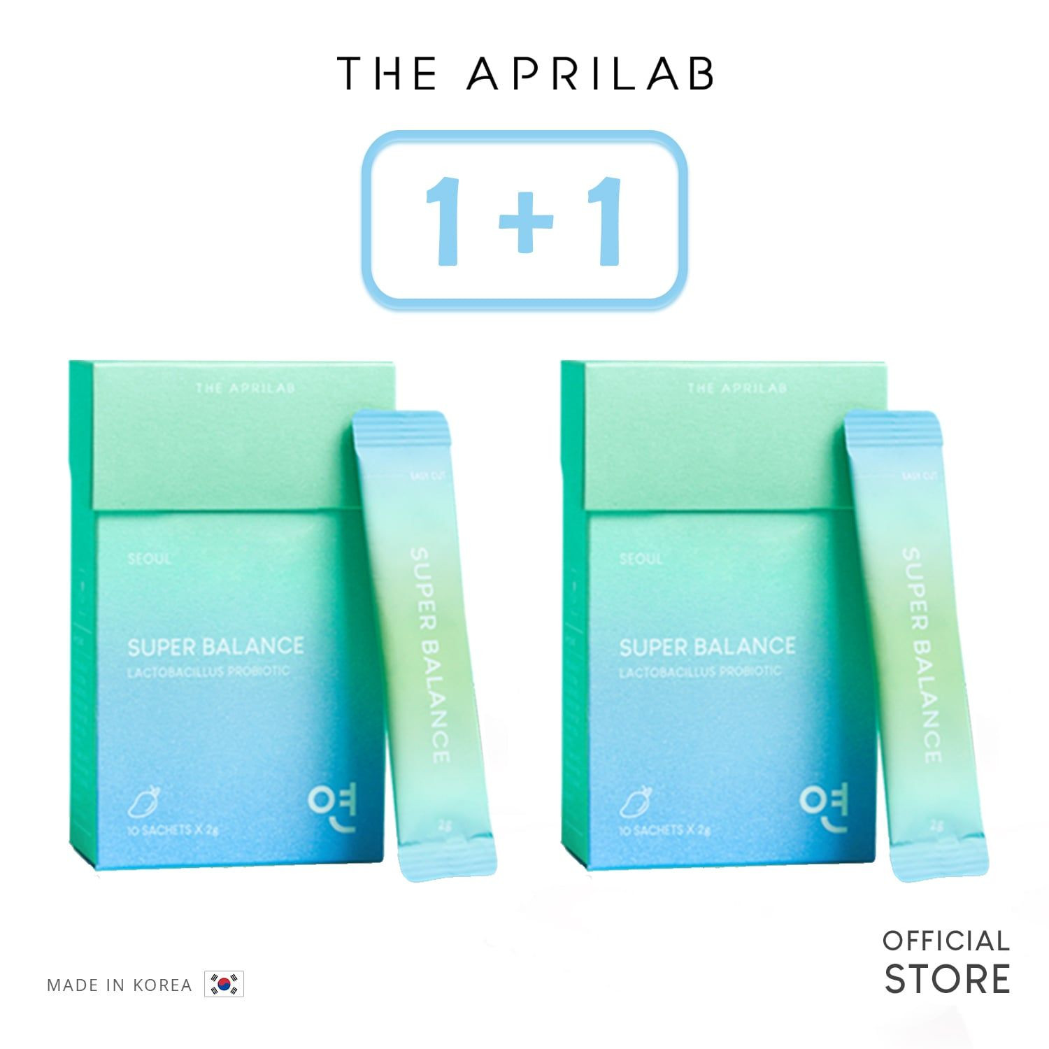 Buy The Aprilab | 1+1 Super Balance — Korean Beauty Probiotic & Prebiotic from THE APRILAB ...