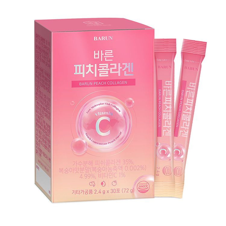 Buy Barun Peach Collagen 2.4g X 30sticks (72g) from TOPIC CO., LTD ...