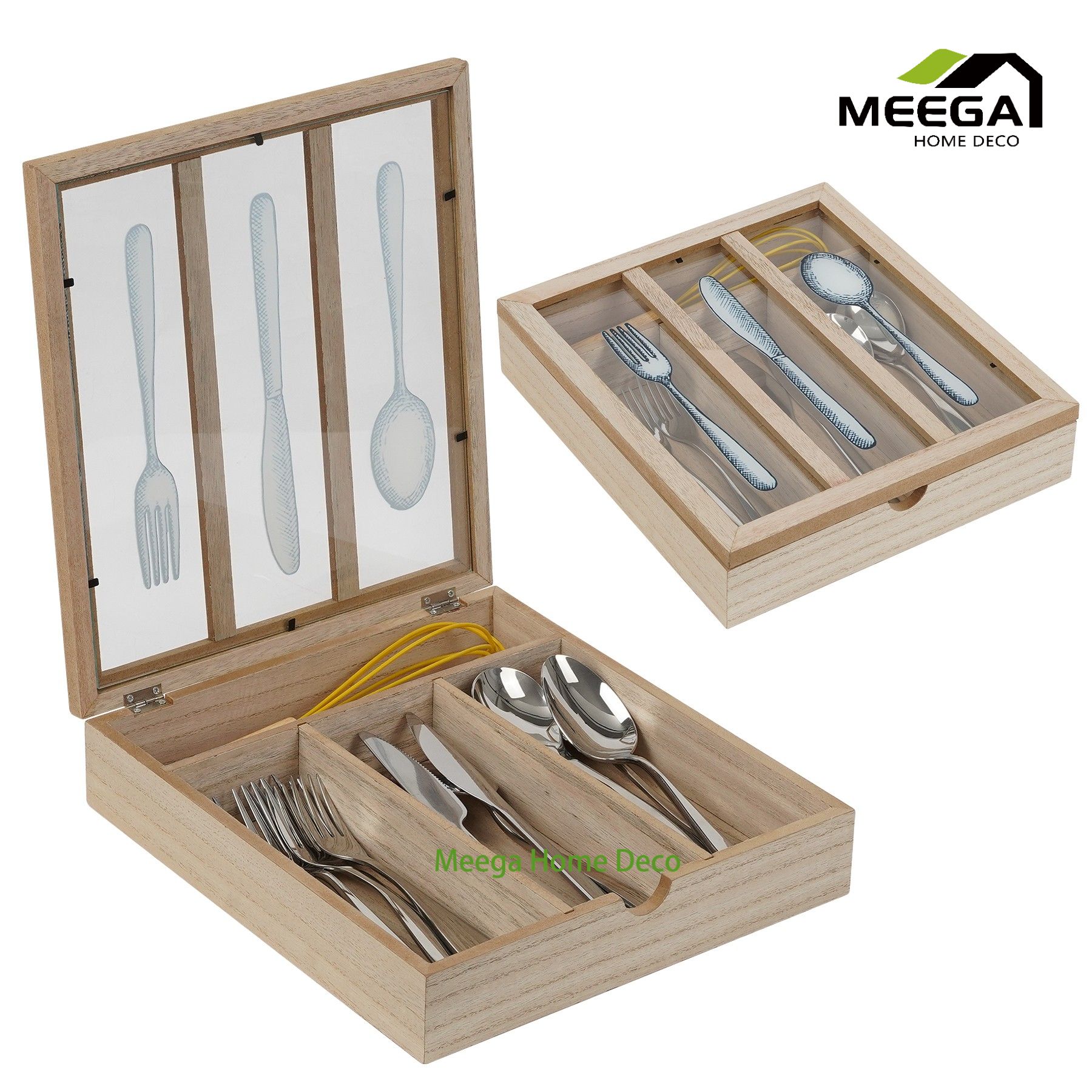 Buy Wooden Knife & Fork Storage from HUBEI MEEGA ARTS & CRAFTS FACTORY ...