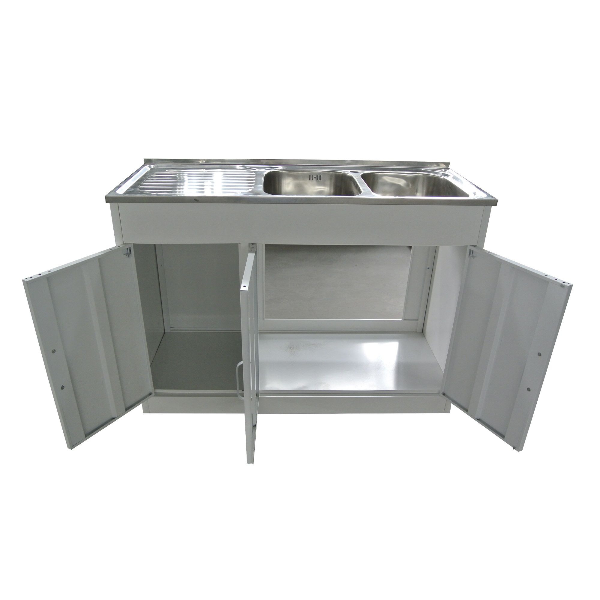 Buy Metal Kitchen Sink Base Cabinet L1200 X W500 X H830mm from Luoyang ...