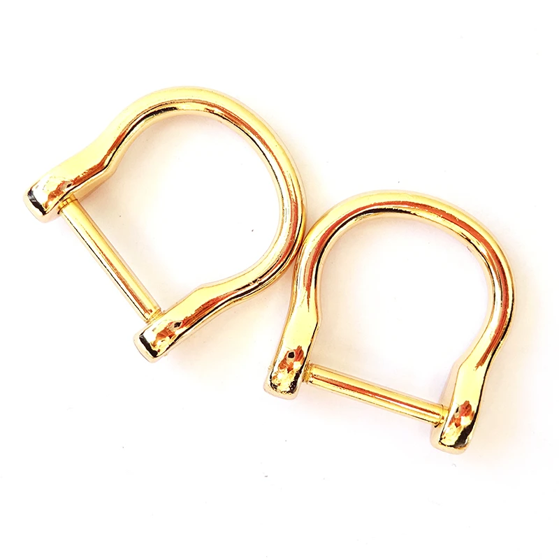 Buy 1 Inch Metal Removable D Ring Purse Hardware Screw D Buckle from ...