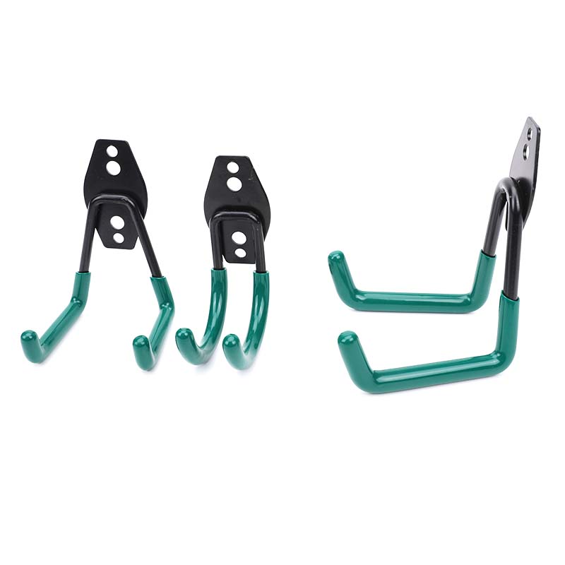 Buy 12 Pack Green Metal Utility Heavy Duty Wall Bike Storage Hooks For ...