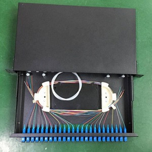 Buy 1u, 2u, 3u, 19 Inch 24 48 Core Fiber Patch Panel 12 Port Fiber ...