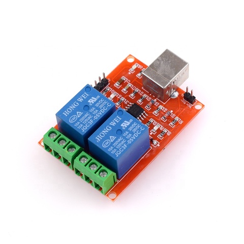 Buy #343 2 Channel Relay 5v Drive-free Usb Control Switch Module 2-way ...