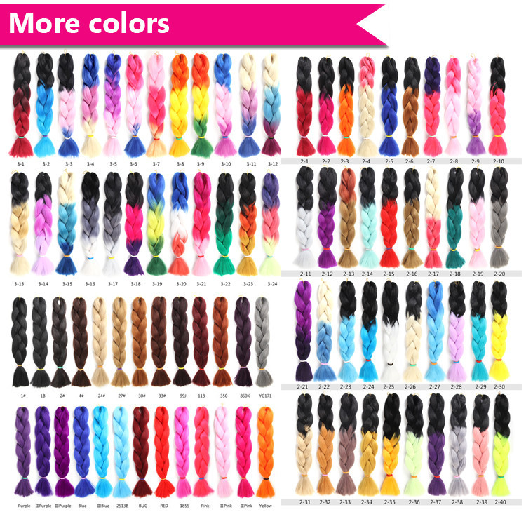 Buy 82inch 165g Ombre Expression Braiding Hair, 100g Ultra Ez Crochet ...