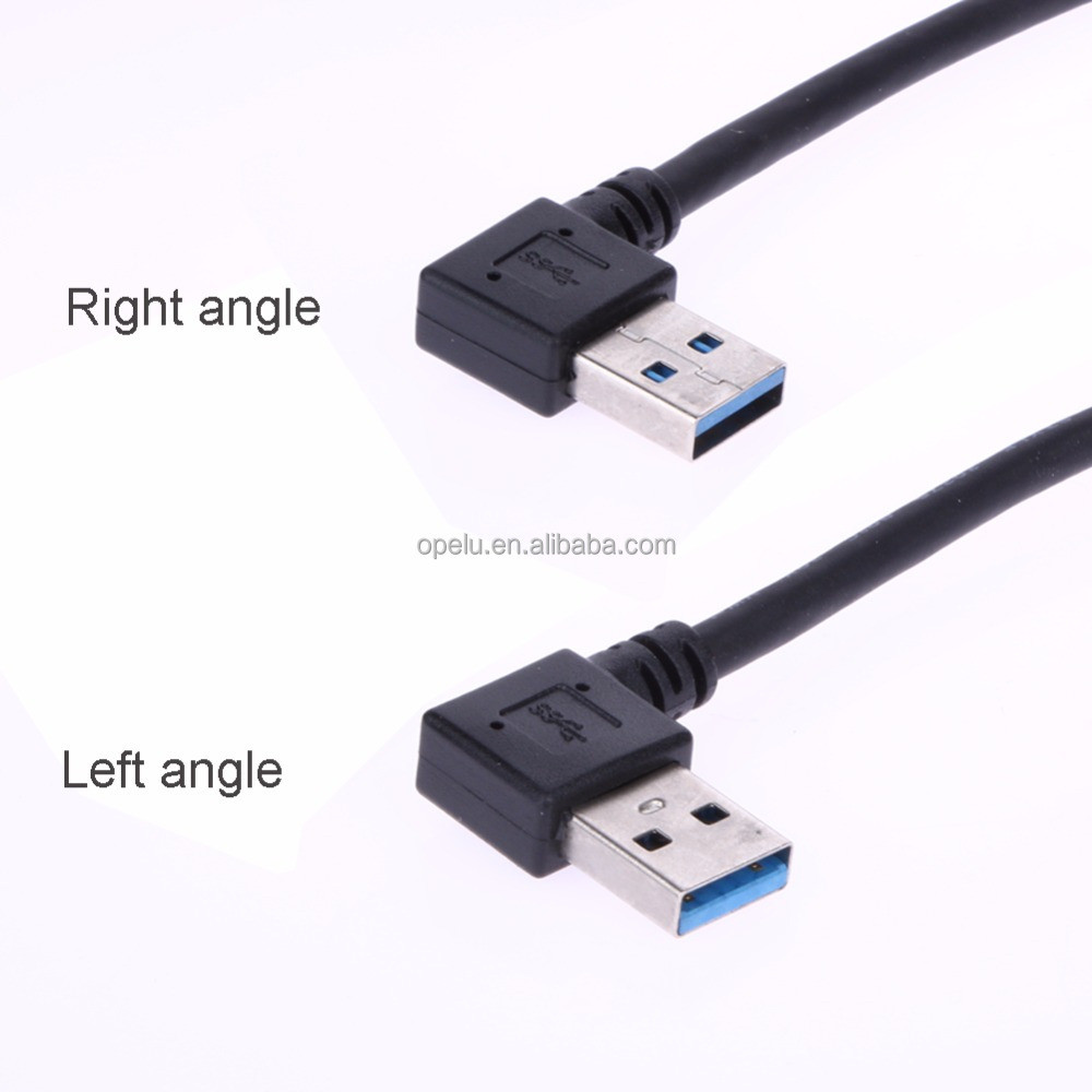 Buy 90 Degree Right Angle Usb 3.0 Male To Female Adapter Extension Usb ...