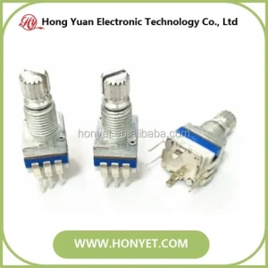 Buy 9mm Spst Rotary Potentiometer Push Momentary Switch from Dongguan ...