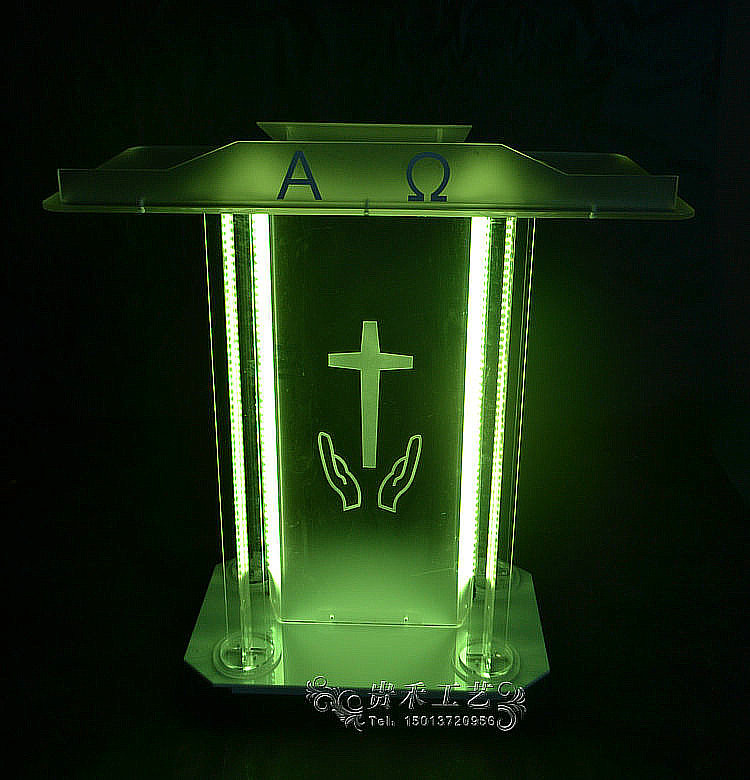 Buy Aklike Modern Pulpit Designs,organic Glass Church Pulpit from ...