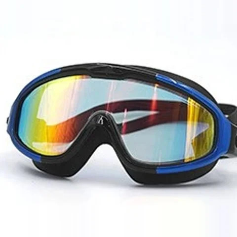 Buy Anti-fog And Waterproof Mirror Coated Swim Goggles Wide Vision ...