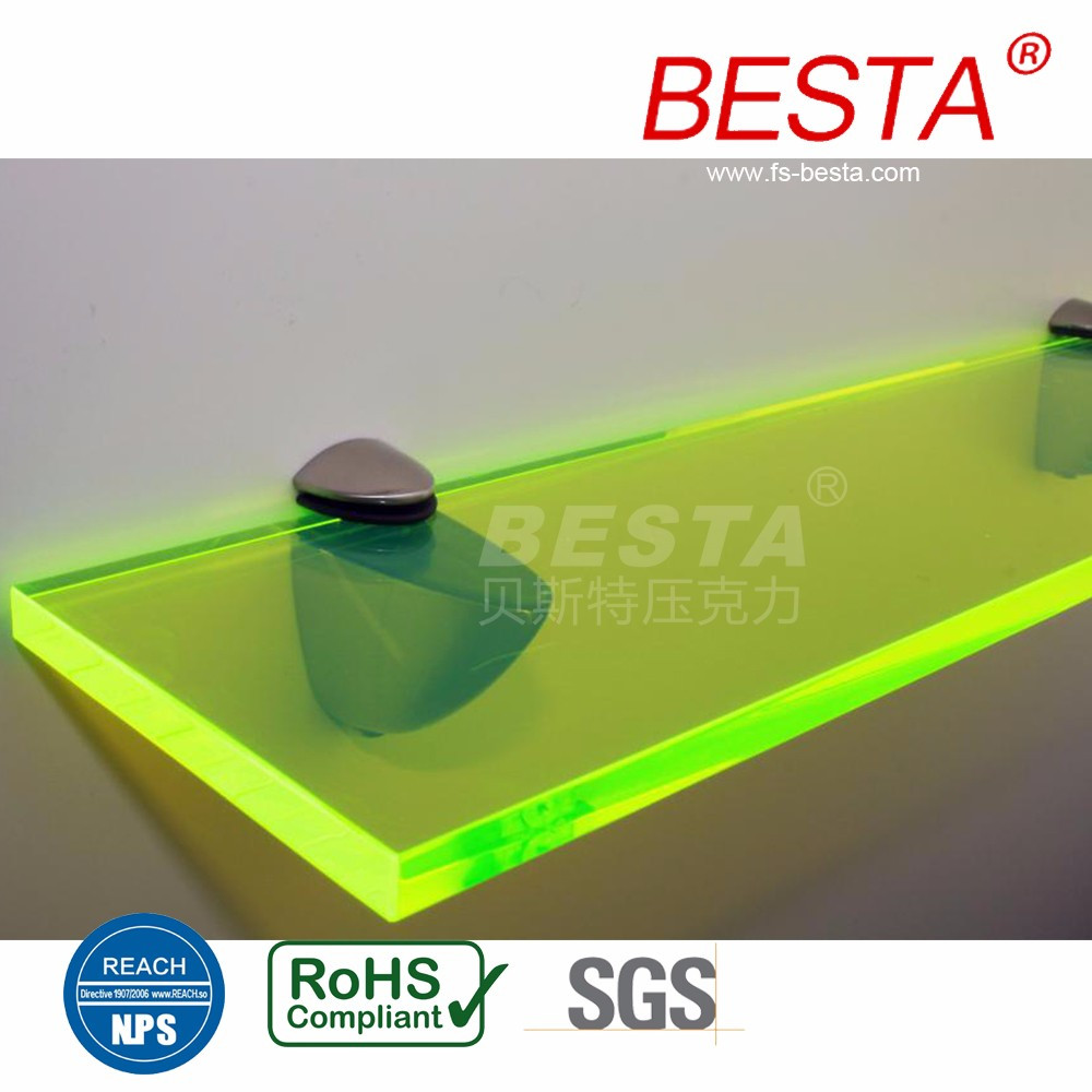 Buy Cast Acrylic Sheet Fluorescent Glossy Neon Plastic Sheet For Led ...