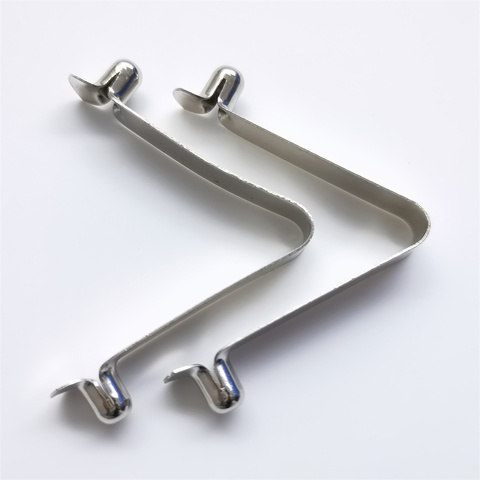 Buy China Factory Custom Double Push Button Spring Snap Clip V Shape ...