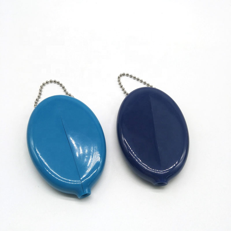 Buy Custom Oval Shape Pvc Coin Wallet Mini Rubber Coin Purse from ...