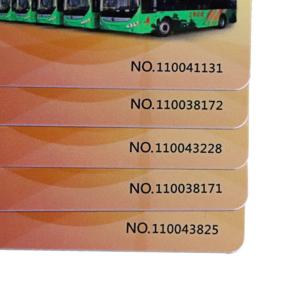 Buy Custom Printable Contactless Smart Rfid Nfc Bus Card For Public ...