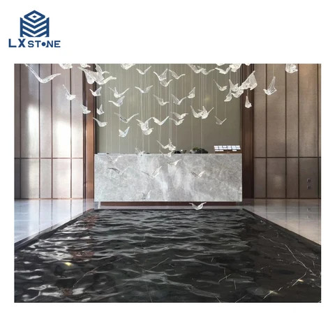 Buy Customized Special Water Ripple 3d Waved Shape Marble Marquina ...