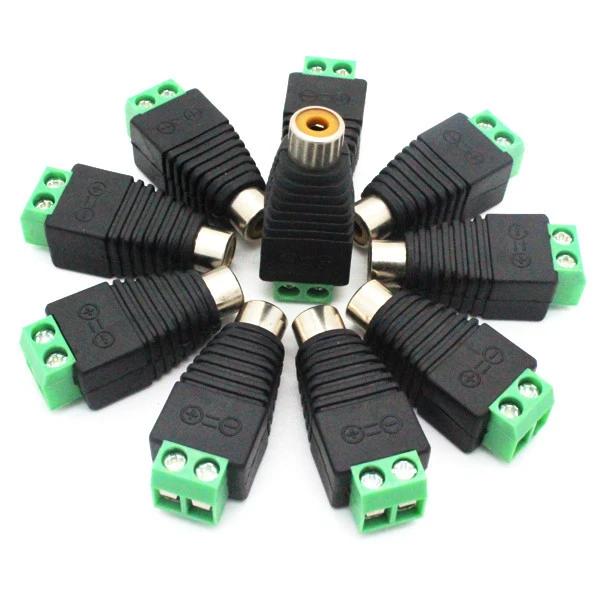 Buy Dc Power Plug Female To Rca Dc Plug With Screw Lock from NINGBO ...