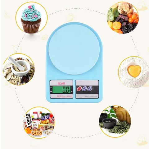 Buy Dry Battery Design Sf-400 Kitchen Scales Weighing Scales Electronic ...