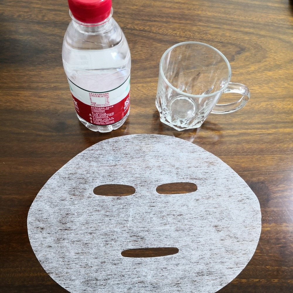 Buy Dry Sheet Facial Mask Form And Face Use Spunlace Nonwoven Fabric ...