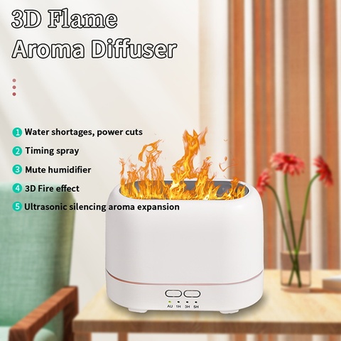 Buy Factory New Mini Flame Air Humidifier 180ml Electric Ultrasonic ...