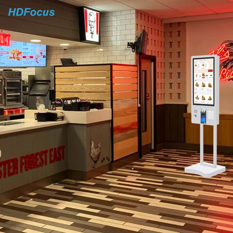 Buy Fast Food Self-ordering Kiosk Self-service Food Order Terminal With ...