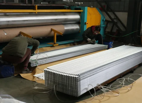 Buy Galvanized Trapezoidal Long Span Ppgi Galvanized Corrugated Metal ...
