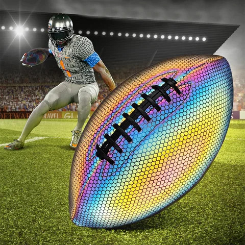 Buy Glow In Dark American Football Light Up Led Rugby Ball Night Match ...