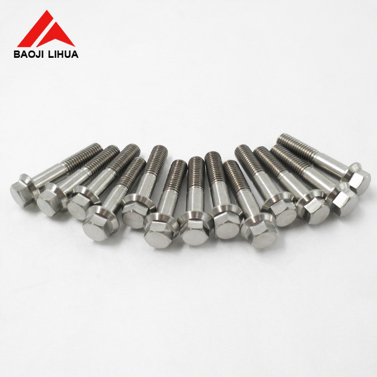 Buy Gr5 Titanium Bolt M6 M8 M10 Motorcycle Titanium Hex Flange Bolt ...