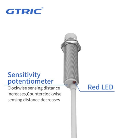 Buy Gtric High Quality Proximity Switch M12 Series Non-flush Type Npn ...