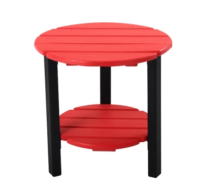 Buy High Quality Outdoor Double-deck Side Table Waterproof And Recycled ...