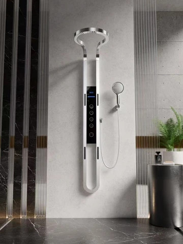 Buy Home Shower Shower, Stainless Steel Shower Column, Large Waterfall ...